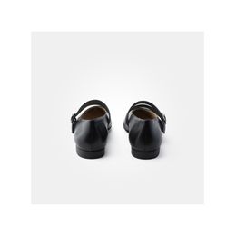 Paul Green Damen Riemchenballerina "Paul Green Ballerinas Glattleder", Gr. 40,5, schwarz, Glattleder, Schuhe
