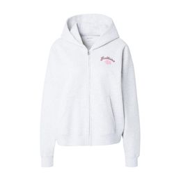 Hollister Sweatjacke Damen Gr&ouml;&szlig;e L schoko / grau / hellpink