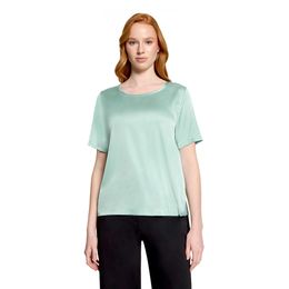 Betty Barclay Damen Schlupfbluse "Damen mit Rundhalsausschnitt", gr&uuml;n, Gr. 46, Obermaterial: 97% Polyester, 3% Elasthan, Blusen