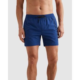 PME-Legend PME LEGEND Herren Badeshorts "AIRFRAME SWIMSHORTS BIG LOGO PRINT", blau, Gr. XXL, Web, Elasthan, Polyamid, Badehosen, Seitliche Eingrifftaschen,