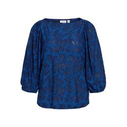 Vila Oberteil mit 3/4-&Auml;rmeln in Navy Peony1 | Gr.: S