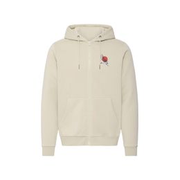 Blend Herren Kapuzensweatjacke "Kapuzensweatjacke BHJapa Backprint", grau, Gr. XL, Obermaterial: 60% Baumwolle CO. 40% Polyester PES., Sweatjacken