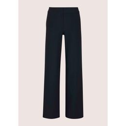 Madeleine Mode MADELEINE Damen Palazzohose "B&uuml;gelfaltenhose Sommerhose mit Formbund", blau, Modern, Gr. 34, Obermaterial: 66% Polyester PES. 28% Viskose CV. 6%