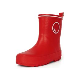 Druppies M&auml;dchen Gummistiefel "CliniClowns Boot", Gr. 32, rot, Obermaterial: 100% Naturkautschuk NaRubber., Schuhe