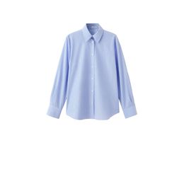 Mango Bluse 'REGU' Damen Gr&ouml;&szlig;e 7XL navy / hellblau / wei&szlig;