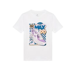 Nike Sportswear Shirt 'AIR MAX 90' boy size 128/138 Blue / Orange / Black / White