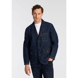 Levi's LEVI'S Herren Jeansjacke "PRESIDIO BLAZER", blau, Gr. M, Denim/Jeans, Obermaterial: 100% Baumwolle, Jacken, im Blazer-Style