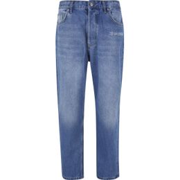 2Y Premium Herren Bequeme Jeans "2Y Premium Herren 2Y Straight Fit Jeans", blau, Gr. 32, unifarben, 100% Baumwolle, Jeans