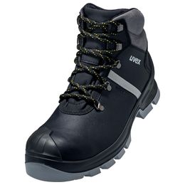 Uvex Sicherheitsschuh "2 construction Schn&uuml;rstiefel", 47, schwarz, Schuhe