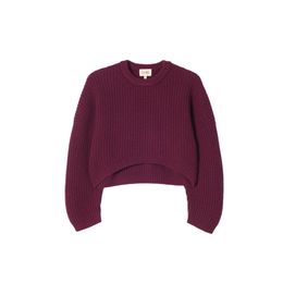 GOBI Cashmere Pullover 'Women's Oval-Sleeve Cropped Cashmere Sweater' Damen Gr&ouml;&szlig;e L/XL burgunder