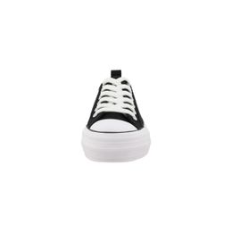 Tom Tailor Damen Sneaker "Tom Tailor Sneaker Low", Gr. 37, schwarz-wei&szlig;, Leder, Schuhe