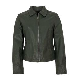 Jilani Lederjacke Lammnappa in Gr&uuml;n | Gr.: 44