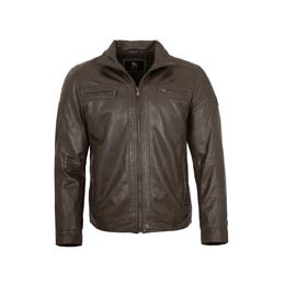 Otto Kern Lederjacke Lammnappa in Dunkelbraun | Gr.: 60