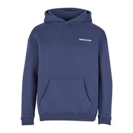 M&auml;dchen Kapuzensweatshirt "Another Cotton Lab Always Up Oversized Hoodie", blau, Gr. 134, ANOTHER COTTON LAB, bedruckt, 52% Baumwolle, 48% Polyester,