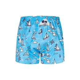 Lousy Livin Underwear LOUSY LIVIN Herren Boxershorts "Into the Blue", Gr. Mblau, 100% Baumwolle, Unterhosen, mit l&auml;ssigen Allover-Prints
