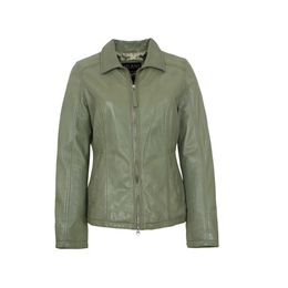 Jilani Lederjacke Lammnappa in Mintgr&uuml;n | Gr.: 38