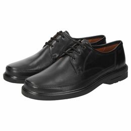 Sioux Herren Schn&uuml;rschuh "Pedron-XXL", Gr. 47, schwarz, Obermaterial: 100% Lammnappaleder LANA. 100% Polyurethan PU., Schuhe