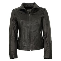 7eleven Lederjacke Lammnappa in Schwarz | Gr.: 48