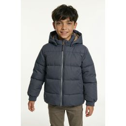 Wheat Kinder Steppjacke "Puffer Jacket Cammoe", blau, Gr. 116, unifarben, Web, Obermaterial: 100% Polyester, Jacken, wasserdicht, atmungsaktiv