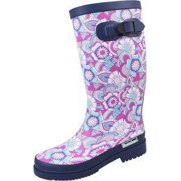 Bockstiegel Damen Gummistiefel "Susanne", Gr. 36, blau, Obermaterial: 100% Naturkautschuk NaRubber., Schuhe
