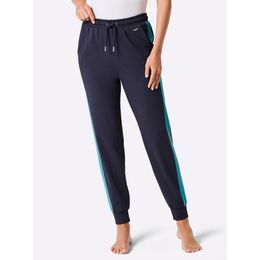 feel good Damen Dehnbund-Hose, Gr. 52, blau, 95% Baumwolle, 5% Elasthan, unifarben, Hosen