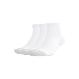 Herren Kurzsocken "Socken Essentials Climacool Quarter Socken 3er Pack", adidas originals, Gr. 43, wei&szlig;, Obermaterial: 61% Polyester PES. 35%