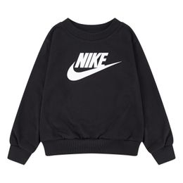 Nike Sportswear Jungen Sweatshirt "NKN FRENCH TERRY CREW", schwarz, Gr. 122, Obermaterial: 60% Baumwolle, 40% Polyester, Sweatshirts, mit