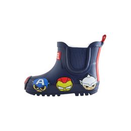 Next Gummistiefel 'Marvel' Jungen Gr&ouml;&szlig;e 21.5 navy / azur / gelb / knallrot
