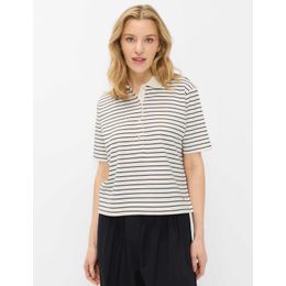 Brax Damen Poloshirt "Style CLIA S", wei&szlig;, Gr. 42, 100% Baumwolle, Shirts