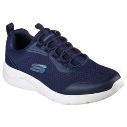 Skechers Herren Slip-On Sneaker "DYNAMIGHT 2.0", Gr. 42, blau, Mesh, Synthetik, Schuhe, Slipper, Sneaker mit Memory Foam, schmale Form
