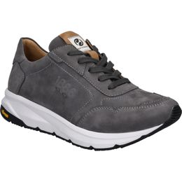 Josef Seibel Herren Sneaker "Donald 01, graphit-kombi", Gr. 44, grau, Obermaterial: 100% Rindsleder Leather cow., Schuhe
