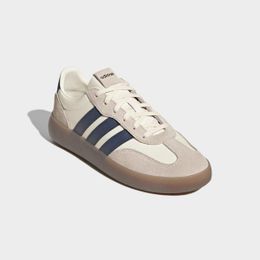 Herren Sneaker "BARREDA DECODE", adidas Sportswear, Gr. 44, beige, Leder, Schuhe, inspiriert vom Design des adidas handball spezial