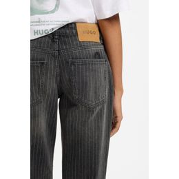 Hugo Damen Bootcut-Jeans "Gelissa"open miscellaneous 997, Gr. 32, Nadelstreifen, Denim/Jeans, Obermaterial: 99% Baumwolle, 1% Polyamid, Jeans, mit