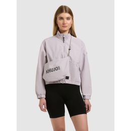 Khujo Damen Blouson "LEITZI WITH BAG", rosa, Gr. XL, Crinkleoptik, Web, 100% Nylon, Jacken
