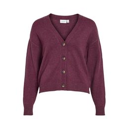 Vila Knit Cardigan 'Viril' female size M Aubergine