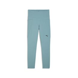 Puma Damen Trainingstights "TAD ESSENTIALS 7/8-Leggings Damen", blau, Gr. S, Obermaterial: 85% Polyester, 15% Elasthan. Innenbund: 87% Polyester, 13%