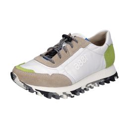 Josef Seibel Damen Sneaker "Bonnie 01, beige-hellgr&uuml;n", Gr. 37, beige, Obermaterial: 80% Rindsleder Leather cow. 20% Textilmaterial TEXMAT., Schuhe