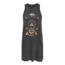 Only Kleid 'ONLLUCY' Damen Gr&ouml;&szlig;e 42 gold / schwarzmeliert / offwhite Sommerkleid