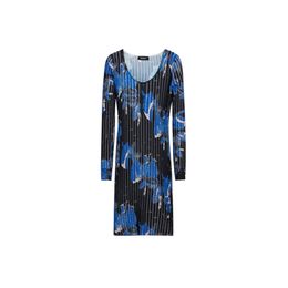Desigual Kleid Damen Gr&ouml;&szlig;e 38 blau / schwarz Sommerkleid