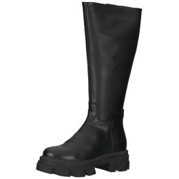 Steve Madden Damen Stiefel "Steve Madden Stiefel Leder", Gr. 38, schwarz, Leder, Schuhe