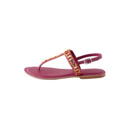 next T-Bar Sandals 'Forever Comfort' female size 42 Orange / Pink / Raspberry / Silver