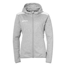 Kempa Herren Trainingsjacke "Kapuzenjacke Emotion 27 Women", grau, Gr. XXL, Obermaterial: 100% Polyester Pol. recyc.., Jacken