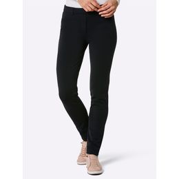 Damen Thermohose, schwarz, Gr. 22, CREATION L PREMIUM, unifarben, 86% Polyamid, 14% Elasthan, Hosen