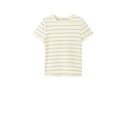 Mango T-Shirt 'ANCLI' Damen Gr&ouml;&szlig;e L hellgelb / gr&uuml;n