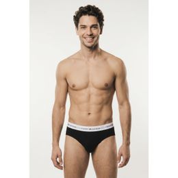 Herren Slip "BRIEF", Tommy Hilfiger Underwear, Gr. L, schwarz, Jersey, Obermaterial: 95% Baumwolle, 5% Elasthan, unifarben, Unterhosen, Unterhose mit