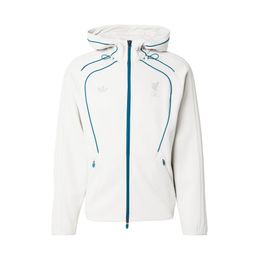 adidas originals Sweatjacke 'Lfc Teamgeist 26' Herren Gr&ouml;&szlig;e XL hellgrau / petrol