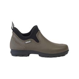 Aigle Damen Gummistiefel "Lessfor Plus 2 M", Gr. 45, gr&uuml;n, Obermaterial: 100% Naturkautschuk NaRubber., Schuhe