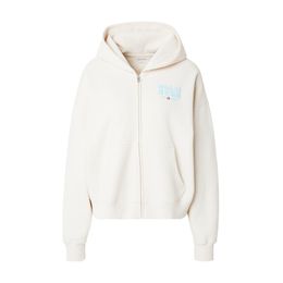 Hollister Sweatjacke Damen Gr&ouml;&szlig;e S creme / t&uuml;rkis / braun