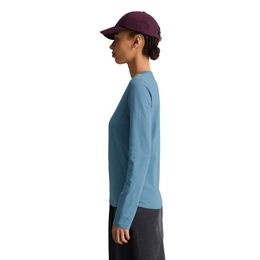 Marc O'Polo Damen Langarmshirt "aus Organic Cotton"fall sky, Basic, Gr. XXL, MARC O'POLO DENIM, unifarben, Obermaterial: 100% Baumwolle, Shirts