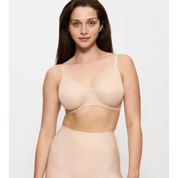 Triumph Damen Minimizer-BH "Urban Minimizer W X", Gr. 95, beige, Microtouch, Obermaterial: 64% Polyester, 24% Polyamid, 12% Elasthan, Basic, BHs,